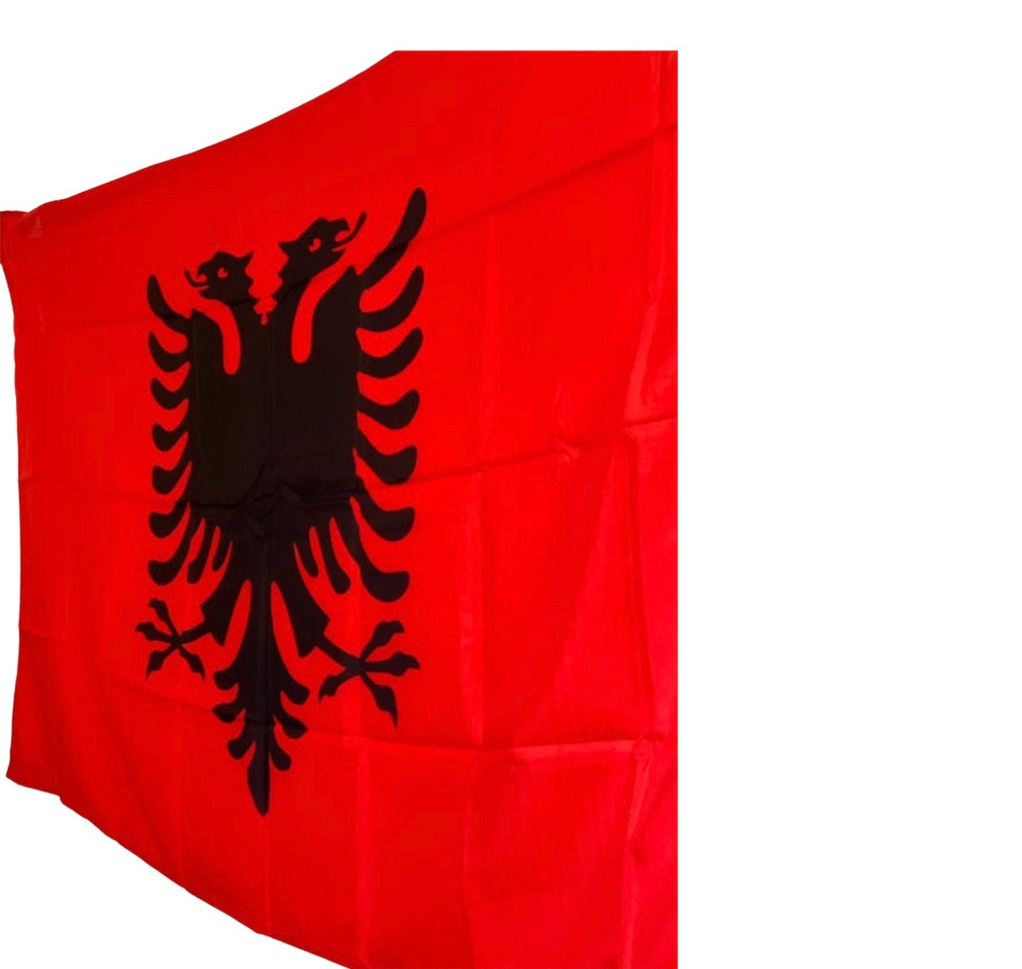 Albanian Flag Flamuri Shqiptar Flamuri Kosovo - Etsy
