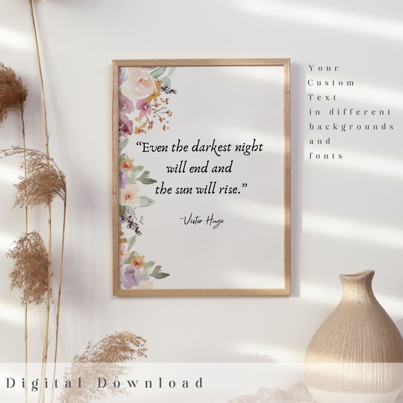 Book Quote - Etsy