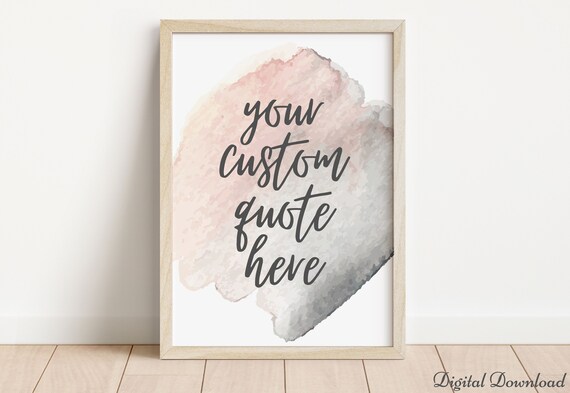 Quote on Sign Custom Create Your Own Sign - Etsy