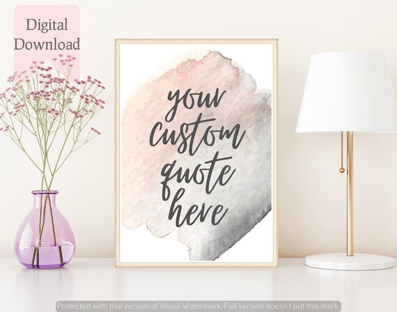 Quote on Sign Custom Create Your Own Sign | Etsy