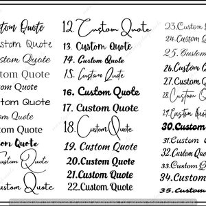 Custom Quote Print Vertical Custom Word Art | Etsy