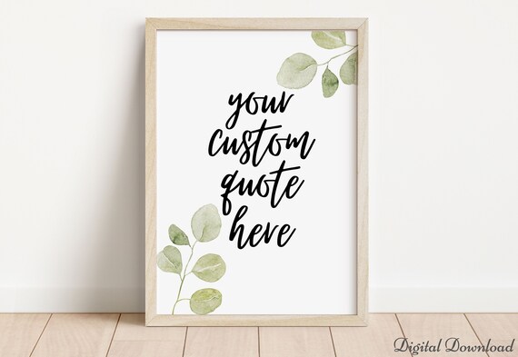 Custom Digital Sign Printable Postcards - Etsy