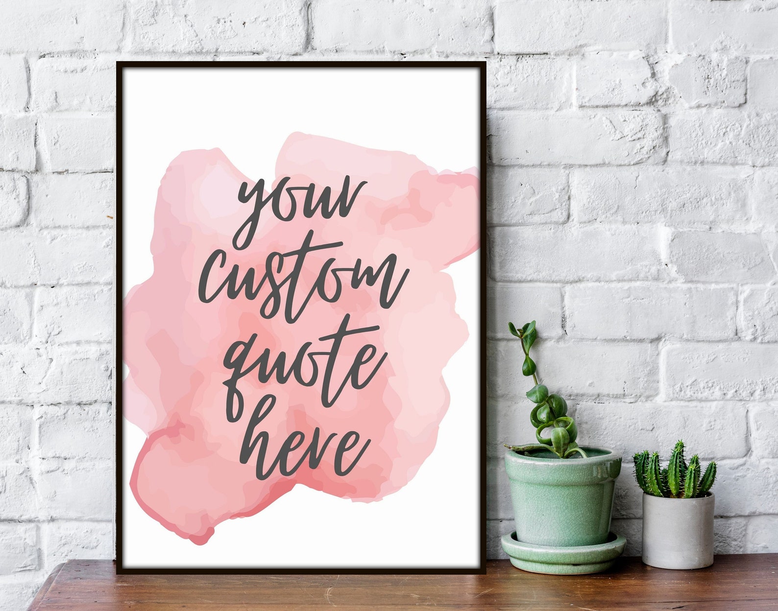 Custom Quote Print Vertical Custom Word Art | Etsy