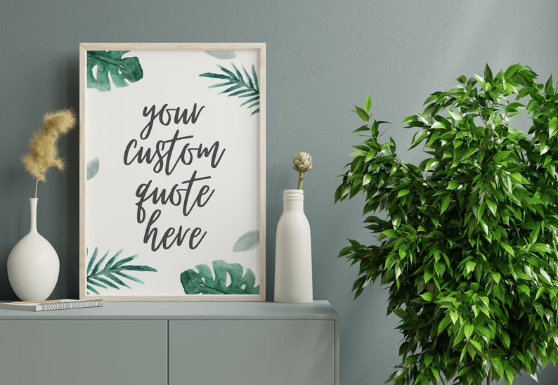 Make Your Own Sign Custom Text Print - Etsy