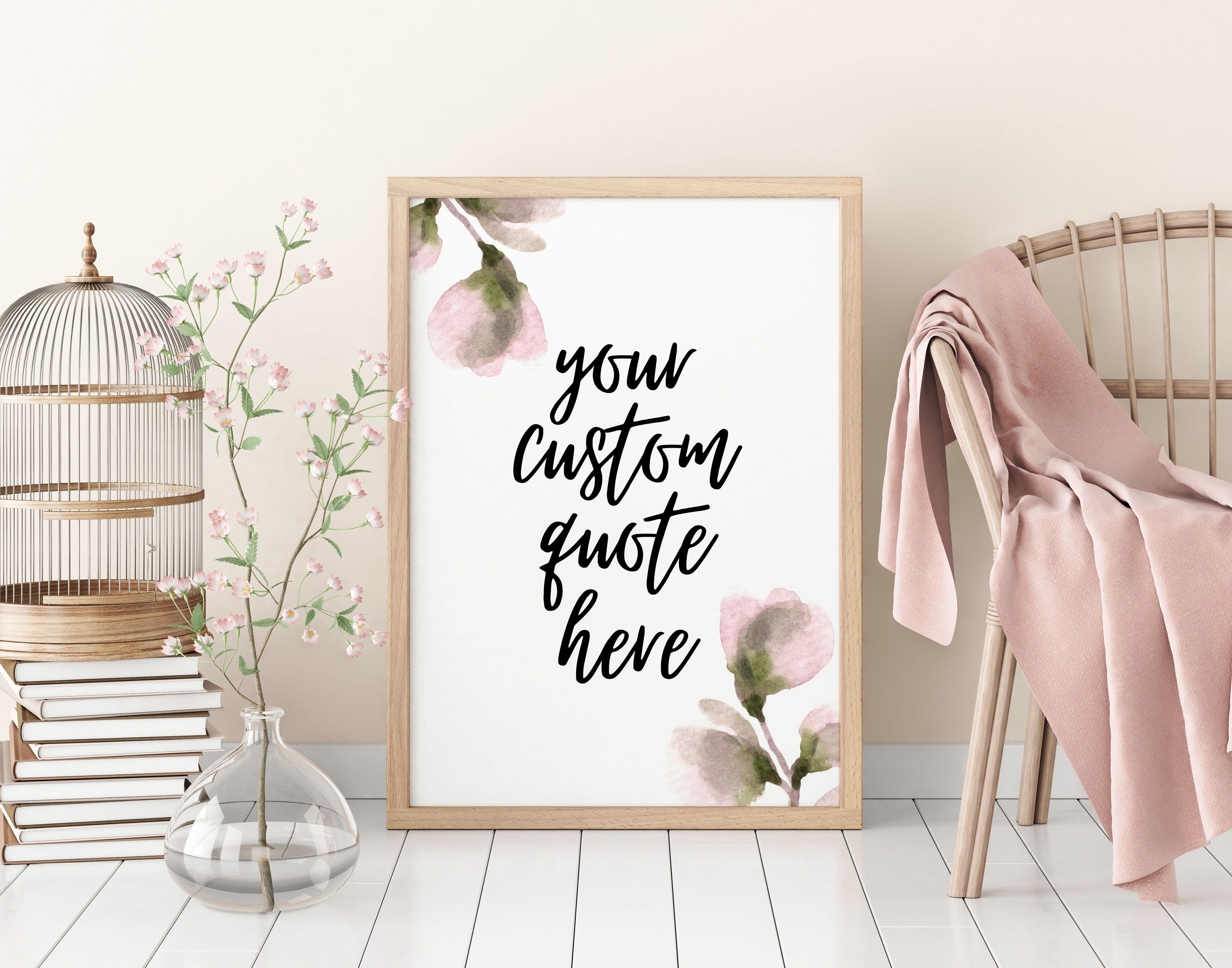 Custom Word Print | Custom Text Wall Art | Customizable Sign | Favorite ...