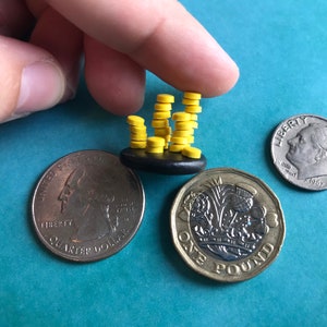 Tiny Runescape Inspired Max Stack of Gold Coins, OSRS, RS3 - Etsy