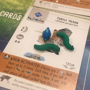 Wingspan Compatible Caterpillar/worm Food Tokens – Durable, No-fade ...