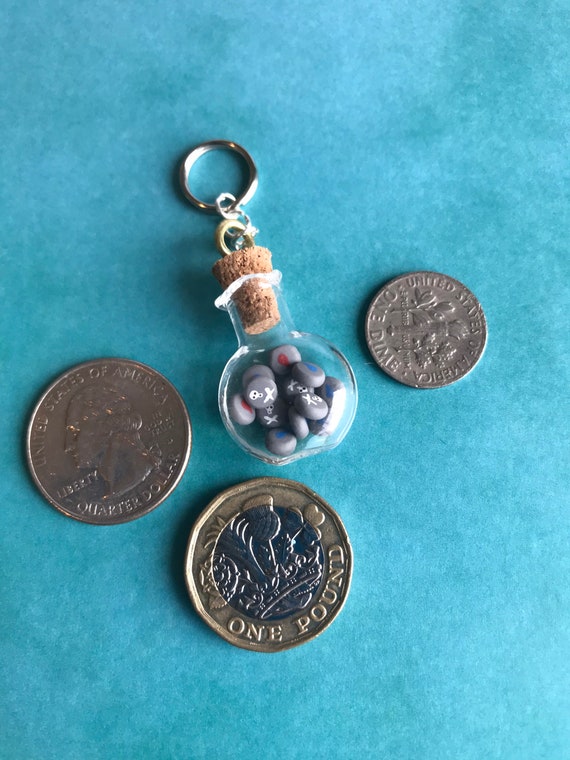 Runescape Inspired Ice Barrage Keychain Vial - Etsy India