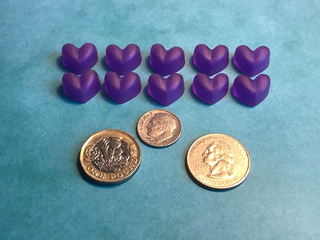 10 Purple Health Tokens Luxury Board Game Upgrades - Etsy
