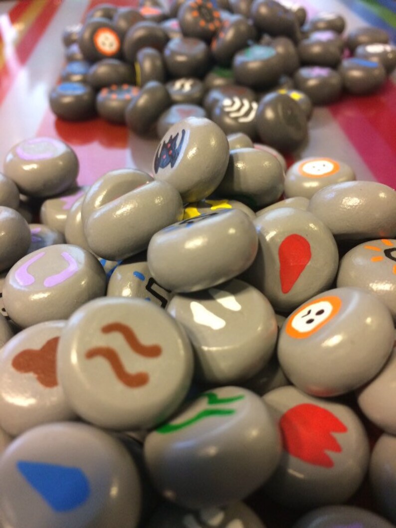 One Full Set of Runescape Inspired Life Sized Runes Polymer | Etsy