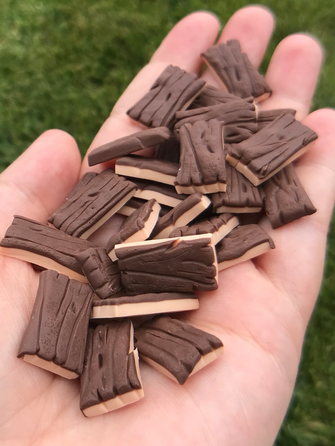 Wood/lumber/plank/log Resource Token Set for Catan, Agricola, Caverna ...