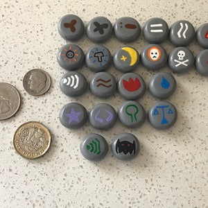 One Full Set of Runescape Inspired Life Sized Runes, Polymer Clay - Etsy