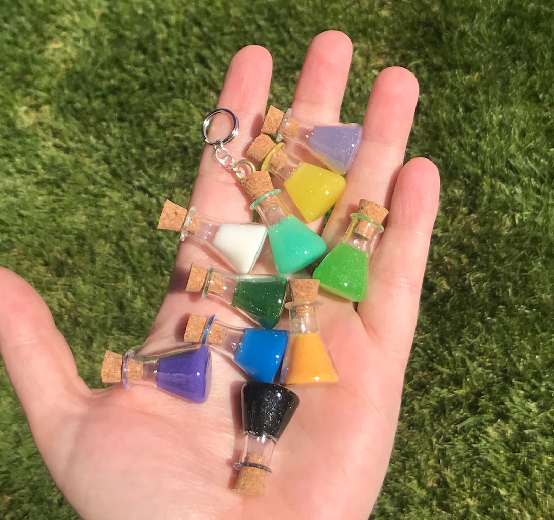 Runescape Inspired Potion Bottle, Optional Keychain/earrings - Etsy