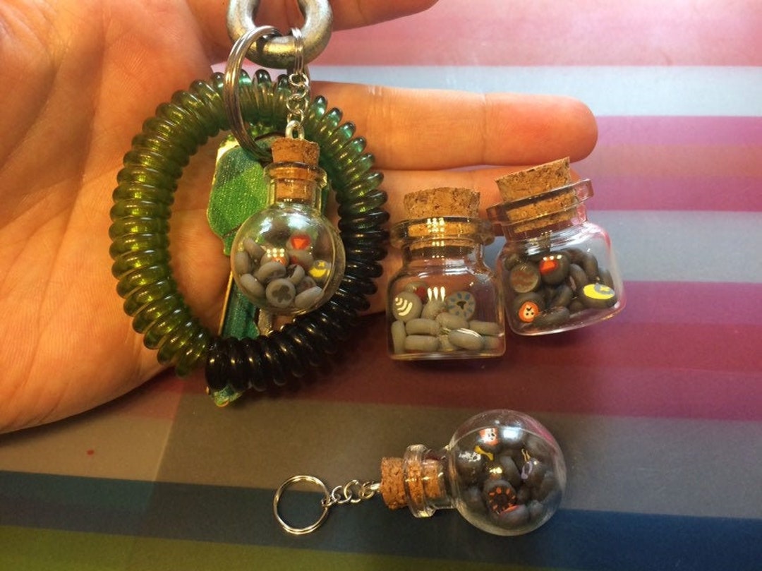One of Each Rune - Runescape Inspired Bottle Art, Optional Keychain - Etsy