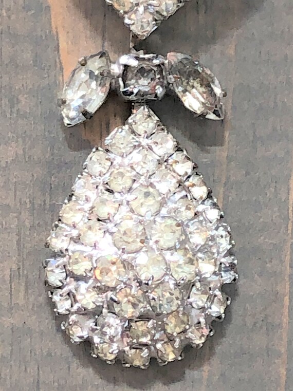 Vintage Hobe Lavaliere Rhinestone Brooch / Vintage Rh… - Gem