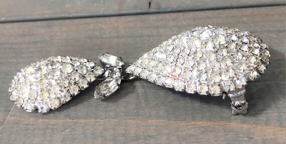 Vintage Hobe Lavaliere Rhinestone Brooch / Vintage Rh… - Gem