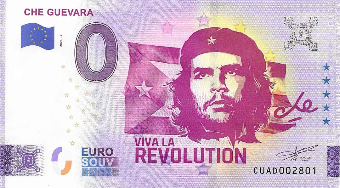 Che Guevara 0 Euro Banknote - Etsy