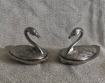 Vintage Metal Salt Box - Etsy