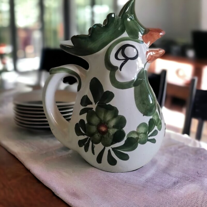 Rooster Pitcher - Etsy
