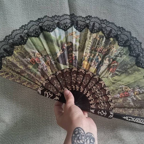Antique Hand Fan - Etsy