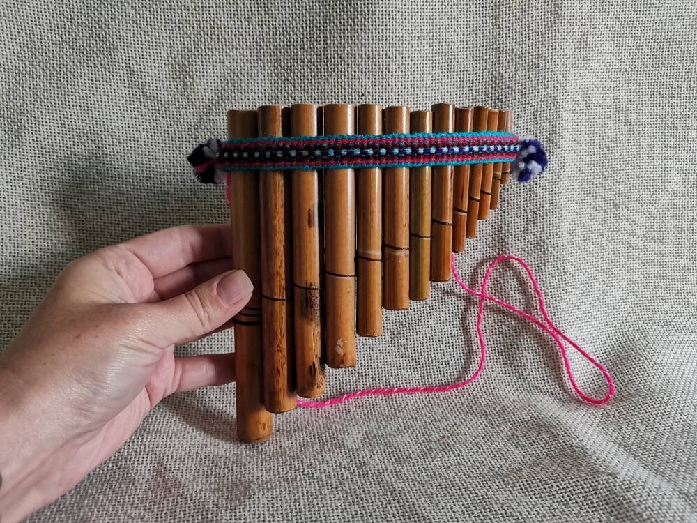 Vintage Bamboo Pan Flute, Melody Maker, God Pan, Ocarina, Magic Flute ...