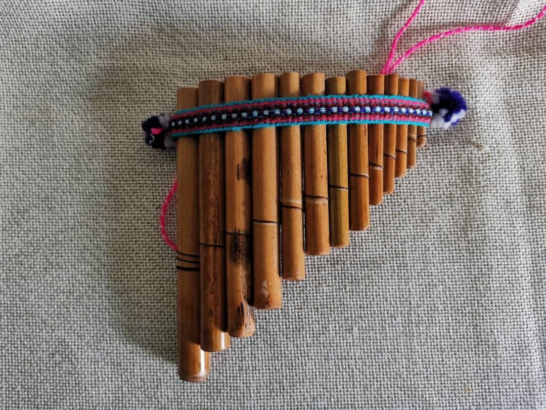 Vintage Bamboo Pan Flute, Melody Maker, God Pan, Ocarina, Magic Flute ...