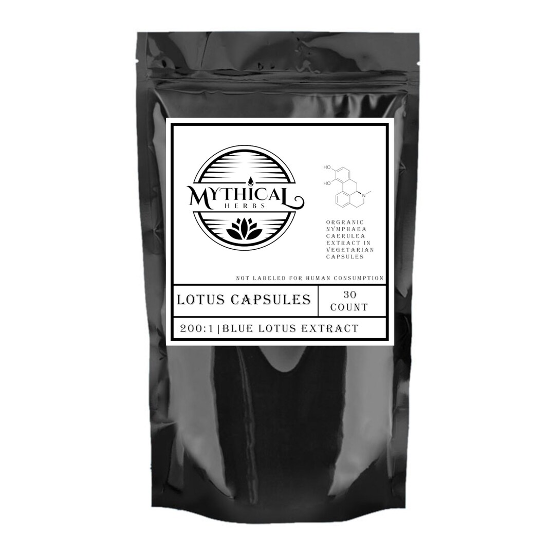 200:1 Blue Lotus Extract Nymphaea Caerulea Capsules - Etsy