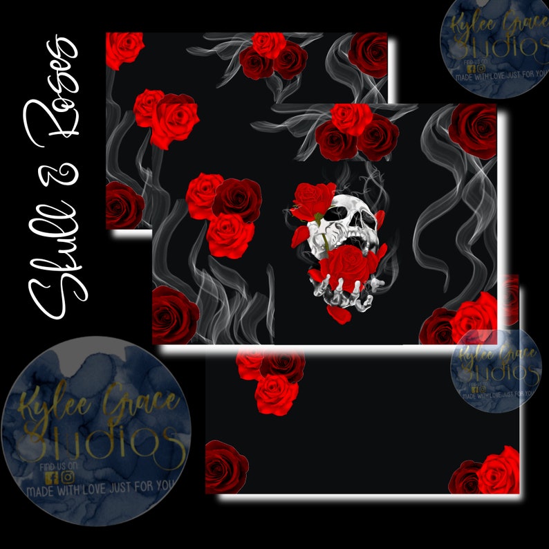Skulls & Roses - Etsy