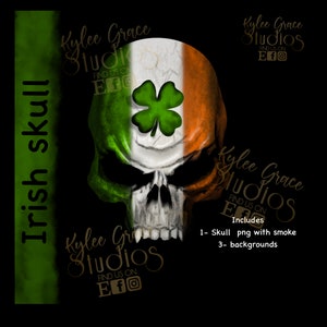 Irish Skull - Etsy