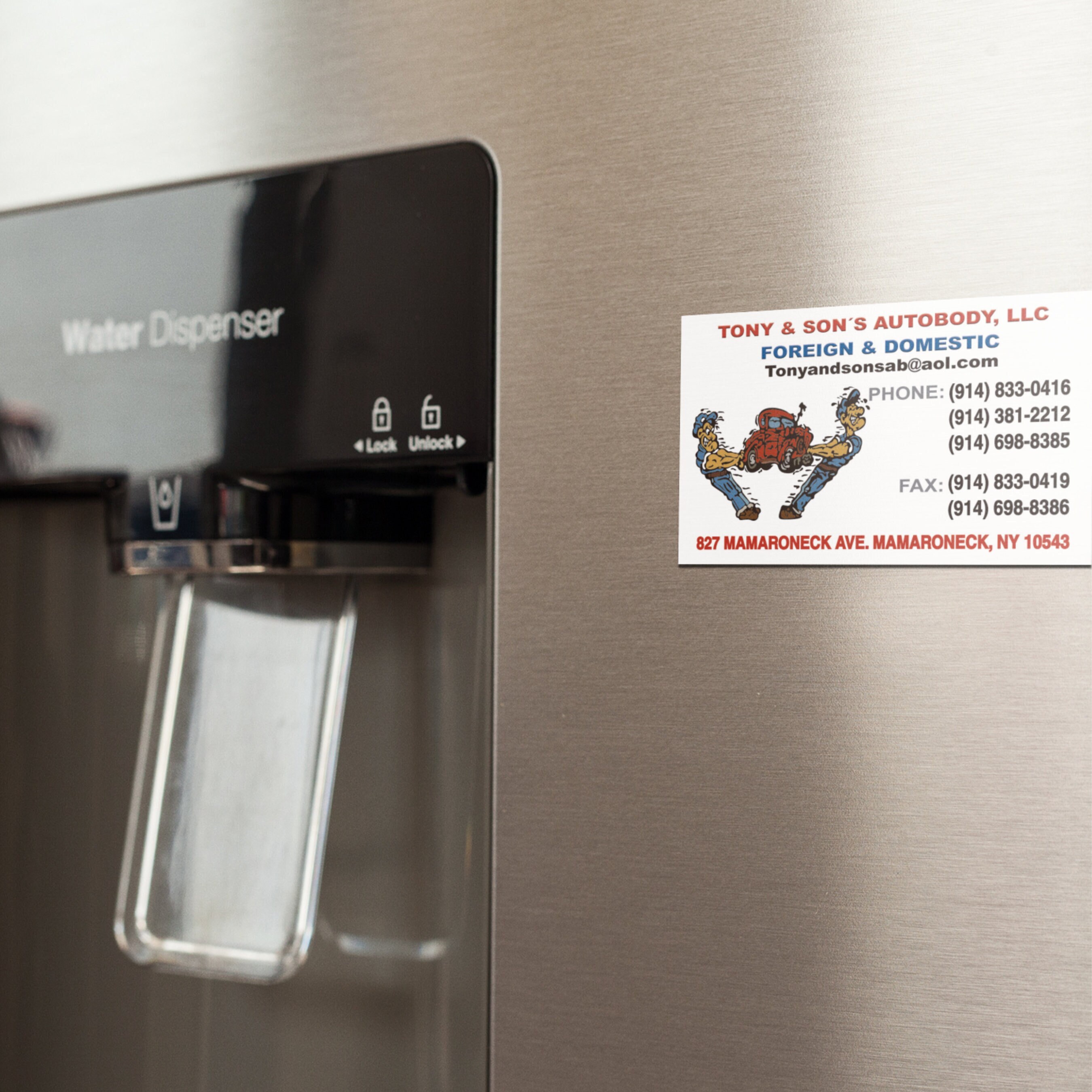 Personalized Business Card Magnet Set Perfect for Any Occasion ...