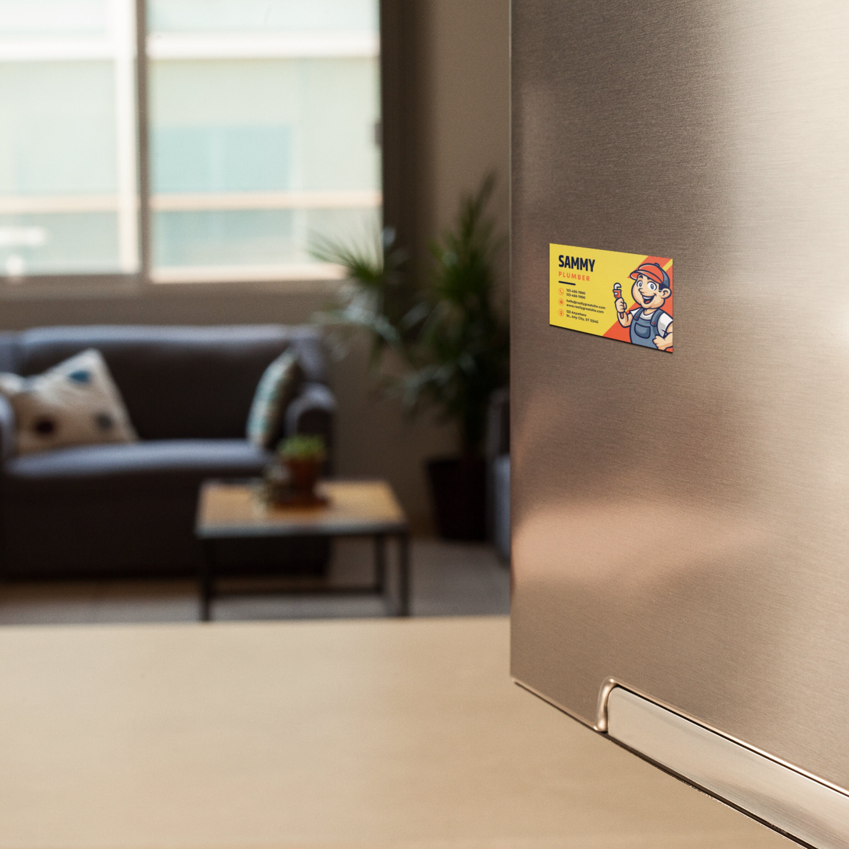 Personalized Business Card Magnet Set Perfect for Any Occasion ...