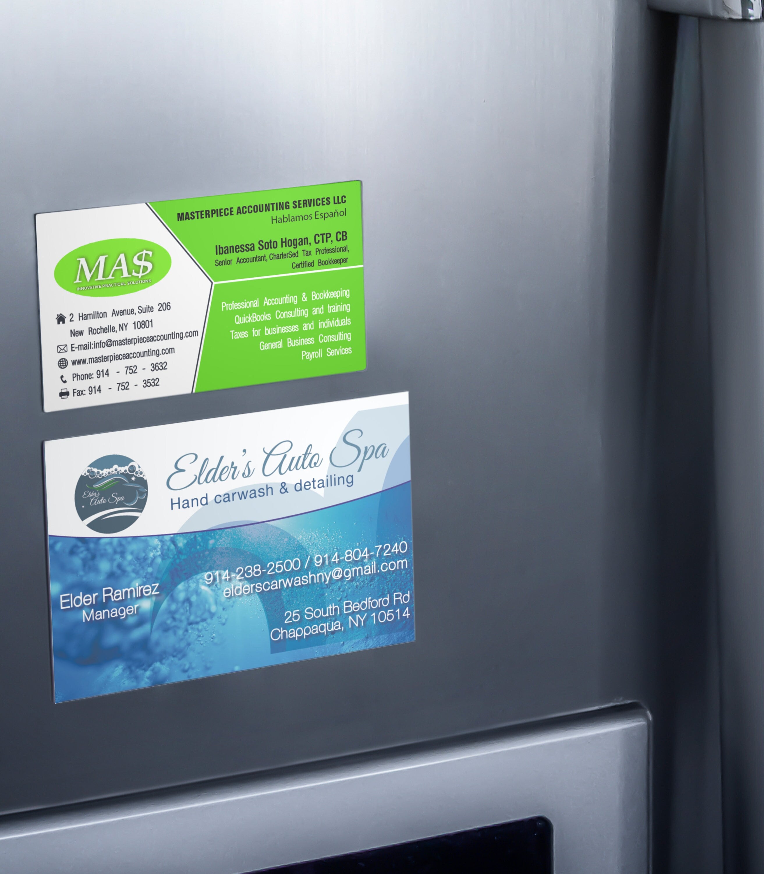 Personalized Business Card Magnet Set Perfect for Any Occasion ...