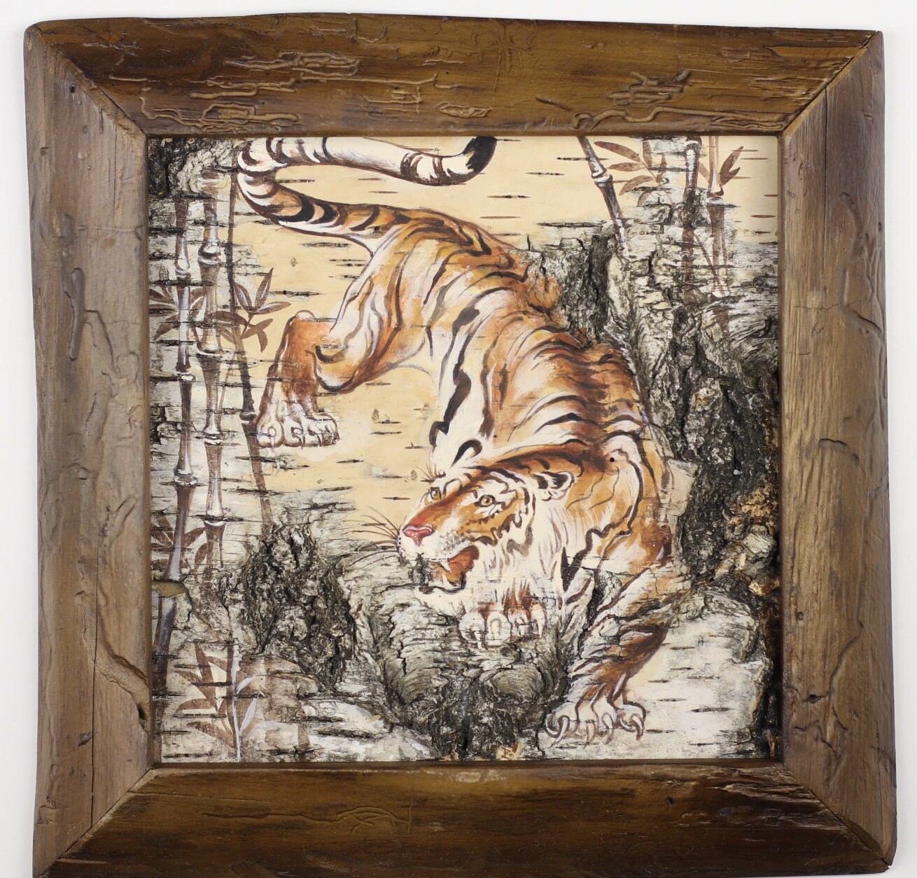 Tiger Painting. Handdrawn. Original Animal Art. Wildlife. Home - Etsy