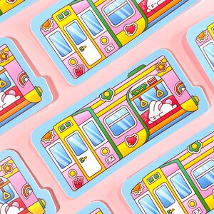 Subway Snooze Matte Vinyl Sticker | Rabbit Lovers | Bunny | Japan ...