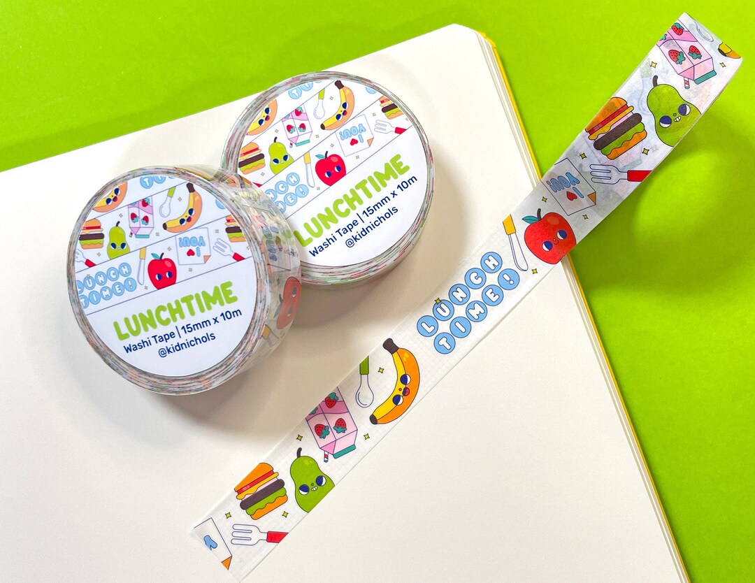 Lunchtime Washi Tape Cute Washi Cute Fruit Foodie Anime Characters ...