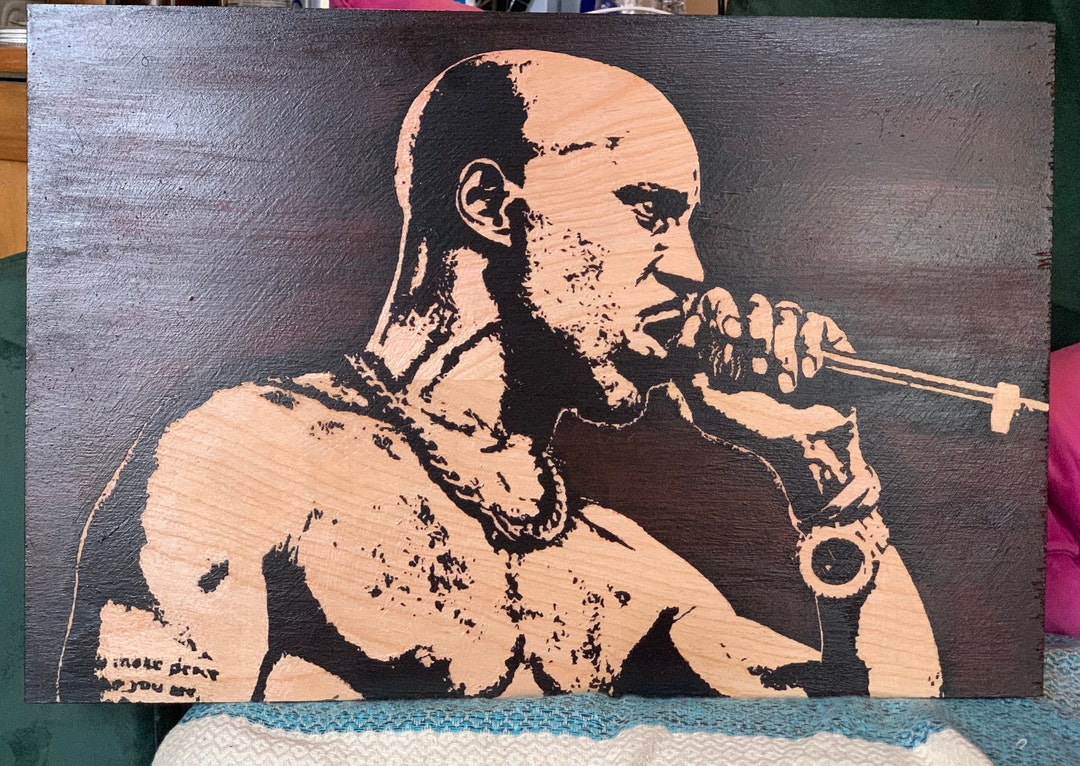 DMX - Original Handmade Wood Etching / Wood Engraving / Wood Art - Etsy