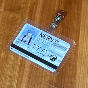 Neon Genesis Evangelion Inspired NERV ID Badge. Costume Cosplay Prop ...