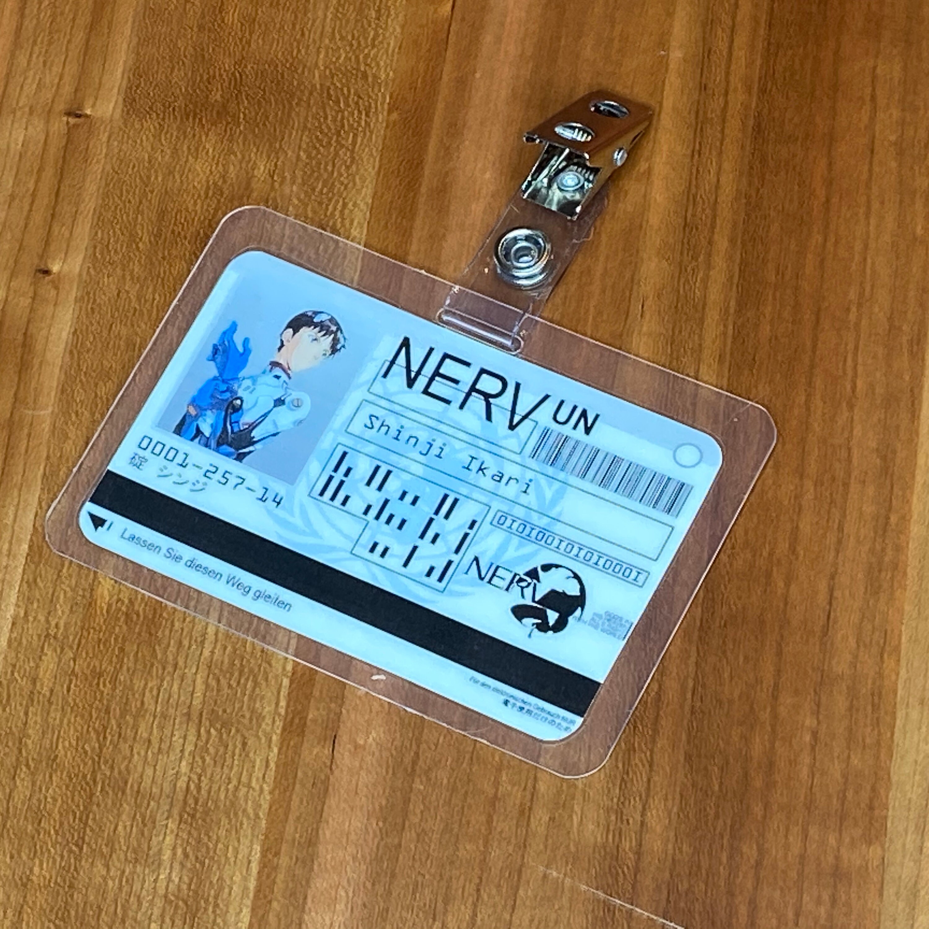 Neon Genesis Evangelion Inspired NERV ID Badge. Costume | Etsy