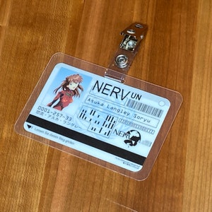 Neon Genesis Evangelion Inspired NERV ID Badge. Costume Cosplay Prop ...