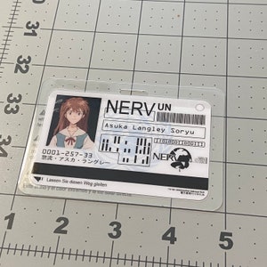 Neon Genesis Evangelion Inspired NERV ID Badge. Costume Cosplay Prop ...