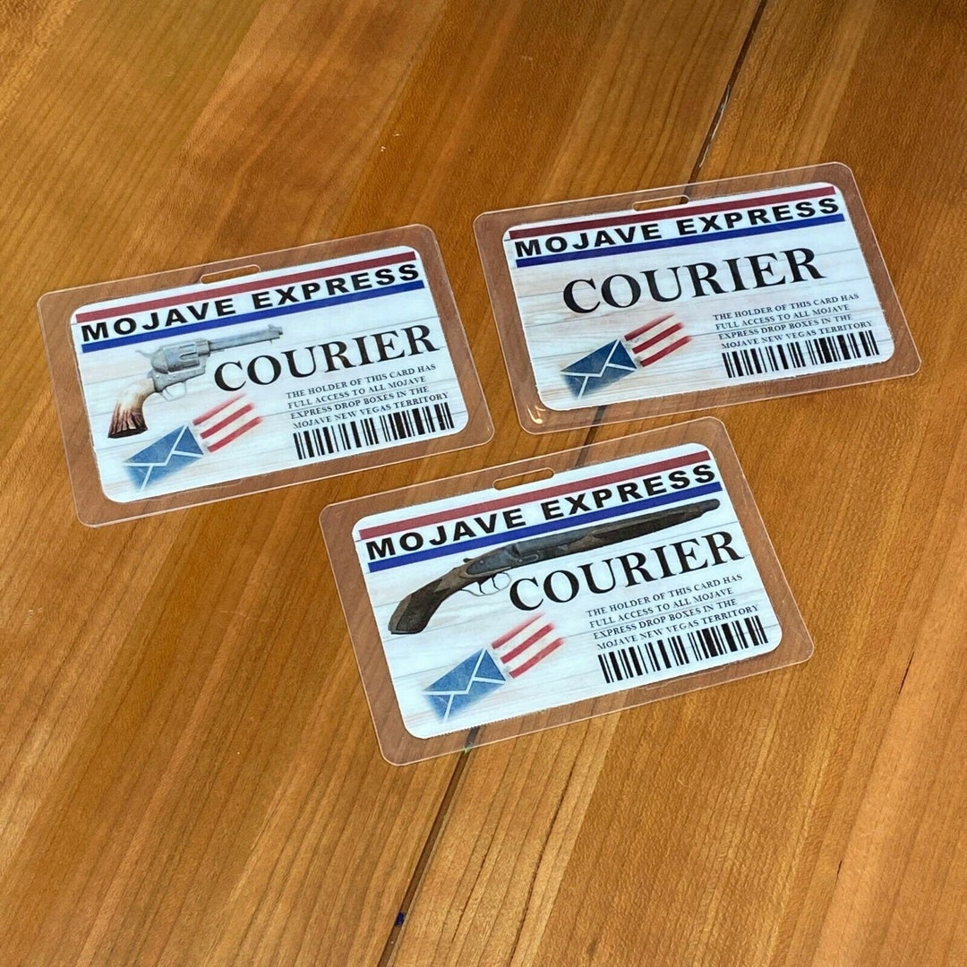 Fallout New Vegas Mojave Express ID Badge. Your Choice for Costume ...