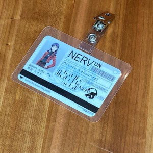 Neon Genesis Evangelion Inspired NERV ID Badge. Costume Cosplay Prop ...