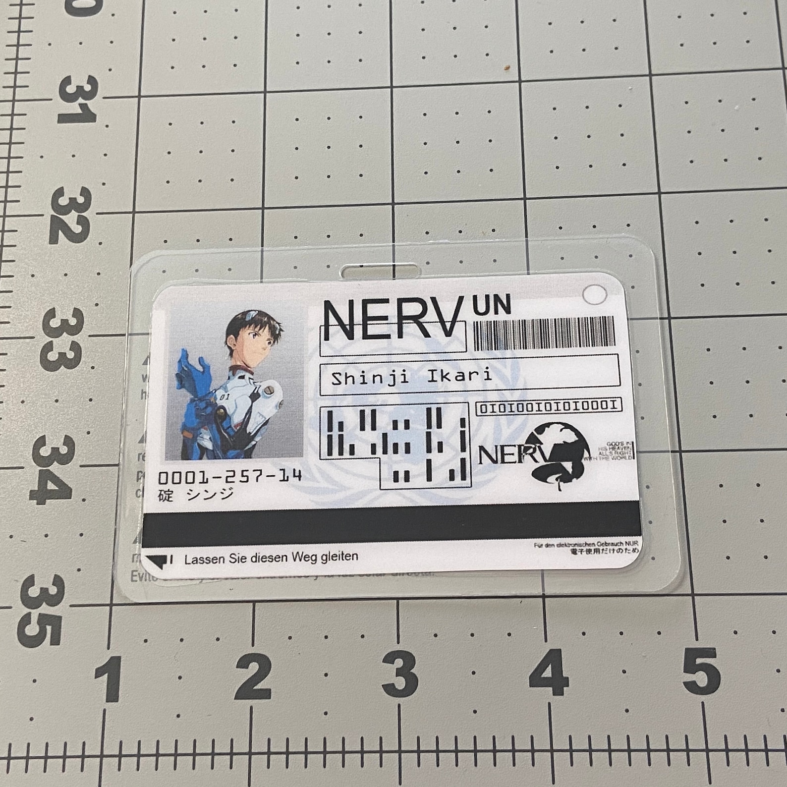 Neon Genesis Evangelion Inspired NERV ID Badge. Costume | Etsy