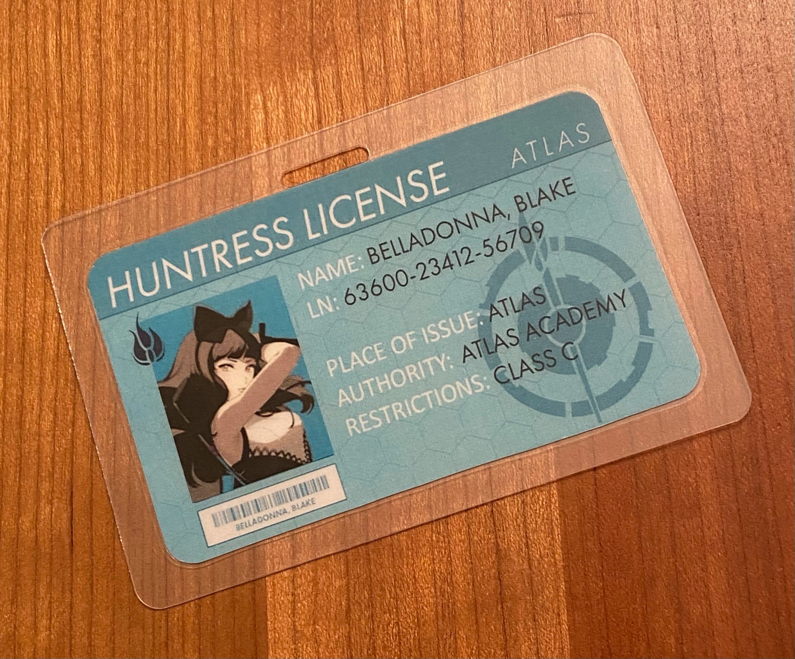 RWBY Inspired Huntsman ID Badge Your Choice Of Cosplay Prop | Etsy