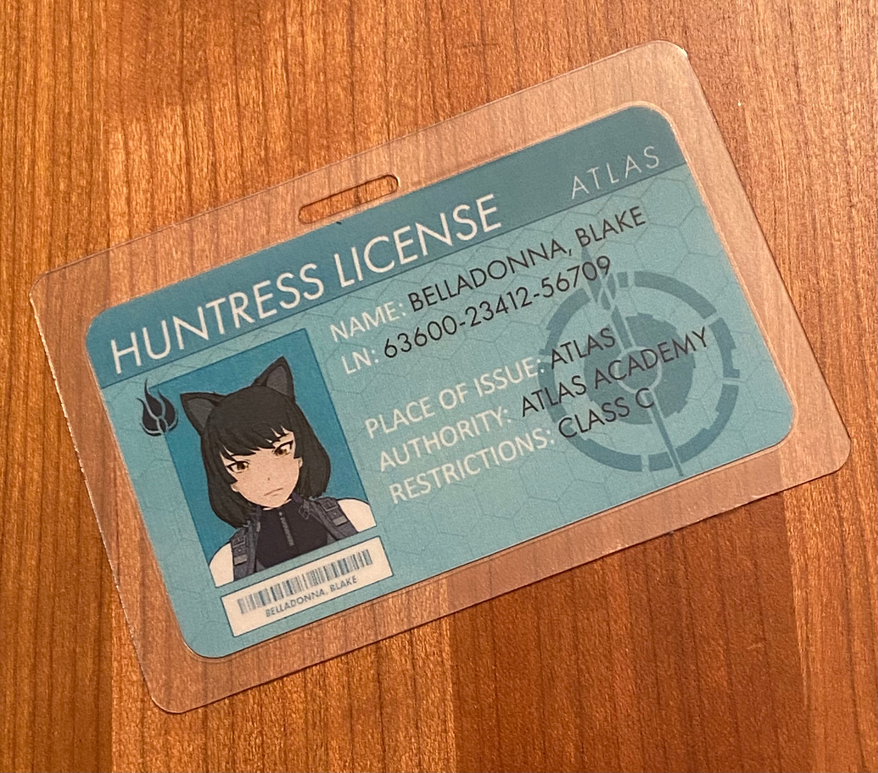 RWBY Inspired Huntsman ID Badge Your Choice Of Cosplay Prop | Etsy