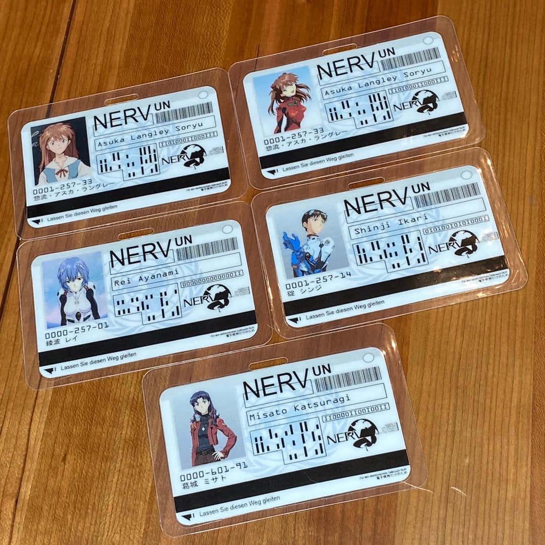 Neon Genesis Evangelion Inspired NERV ID Badge. Costume Cosplay Prop ...