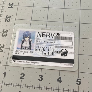 Neon Genesis Evangelion Inspired NERV ID Badge. Costume Cosplay Prop. Your Choice - Etsy