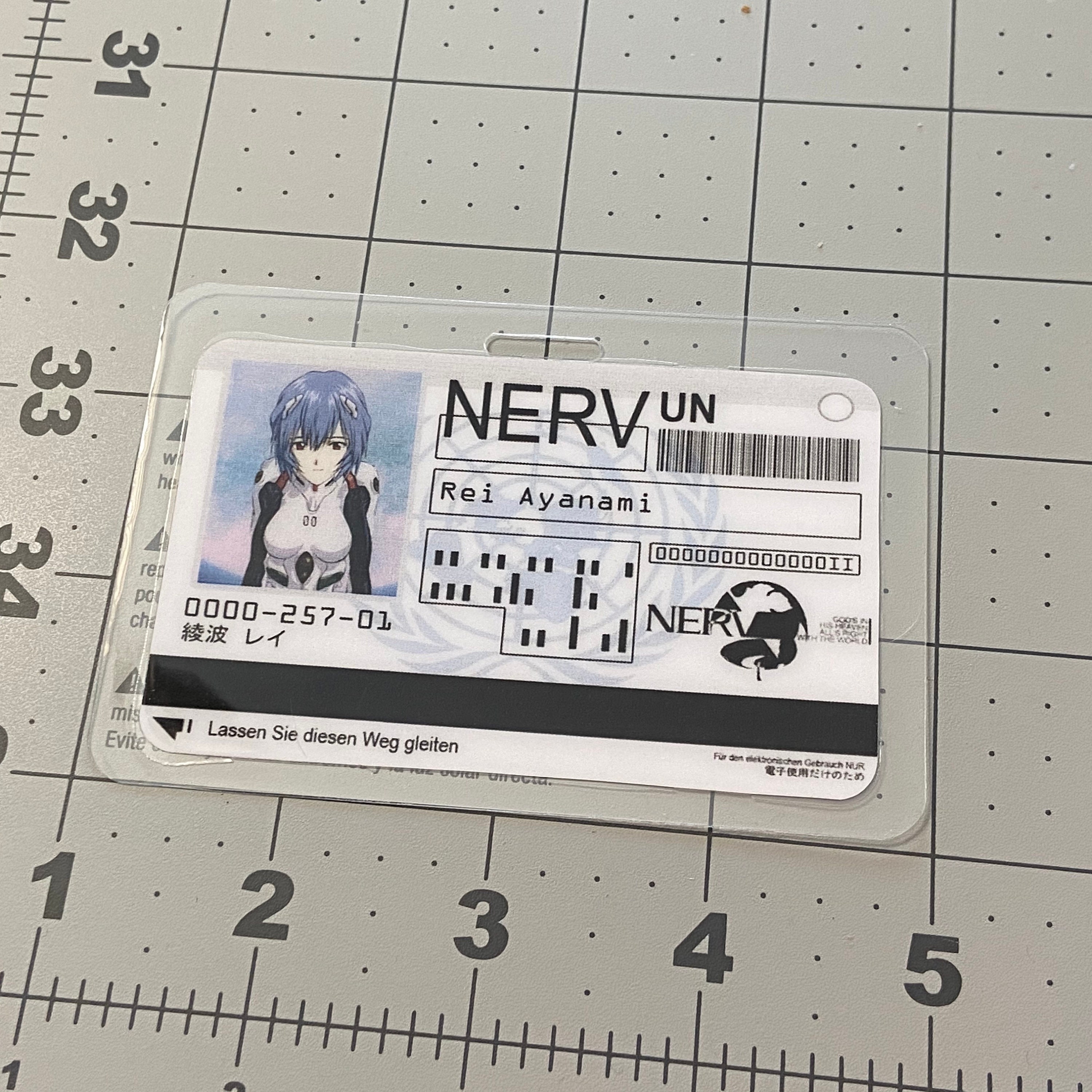 Neon Genesis Evangelion Inspired NERV ID Badge. Costume | Etsy