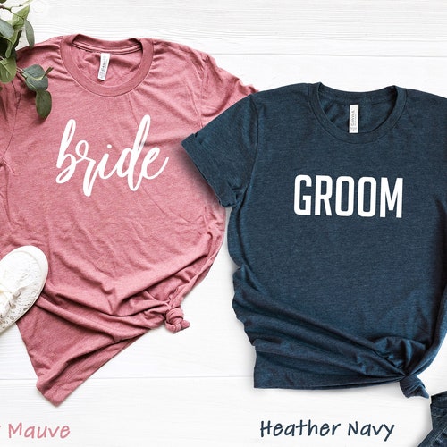Bride and Groom Shirt Wedding Shirts Bride Groom Shirt Set - Etsy