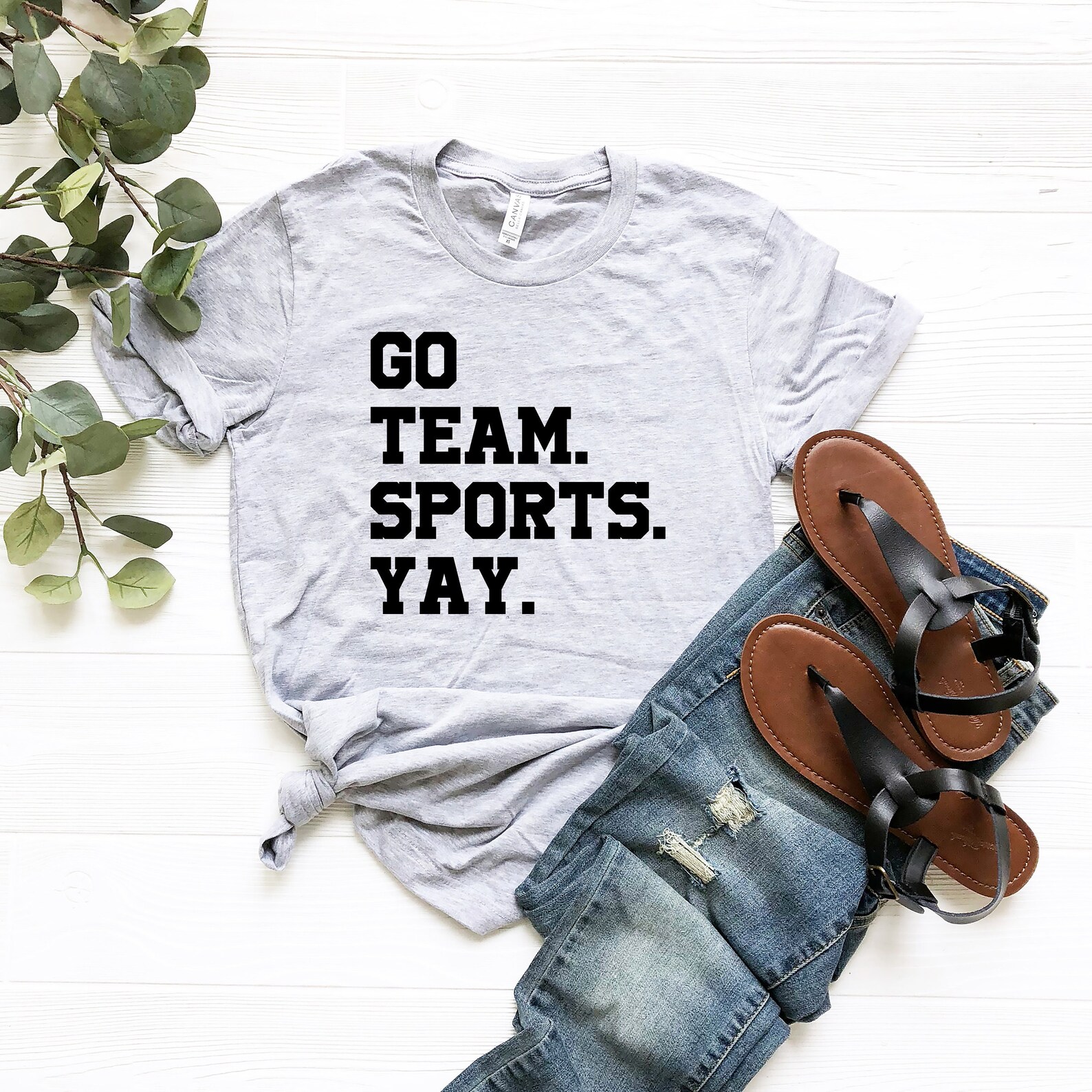 Go Team Sports Yay Shirt Go Sports Team Game Day Shirt - Etsy